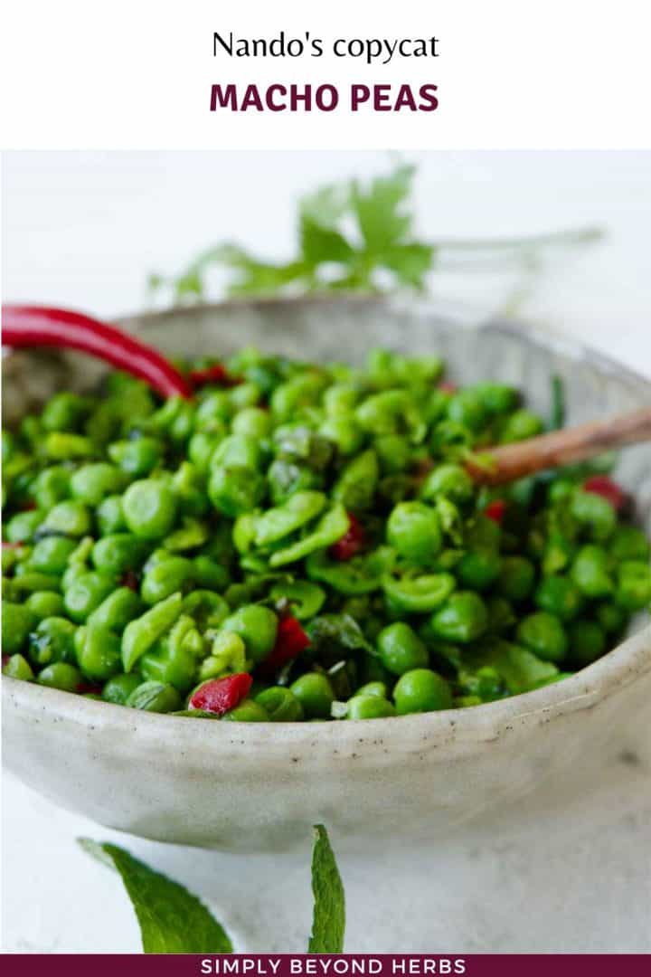Easy homemade Nando's Macho Pea recipe - Route to Longevity