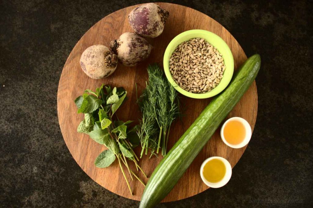 Crunchy Beet and Cucumber Salad - Route to Longevity