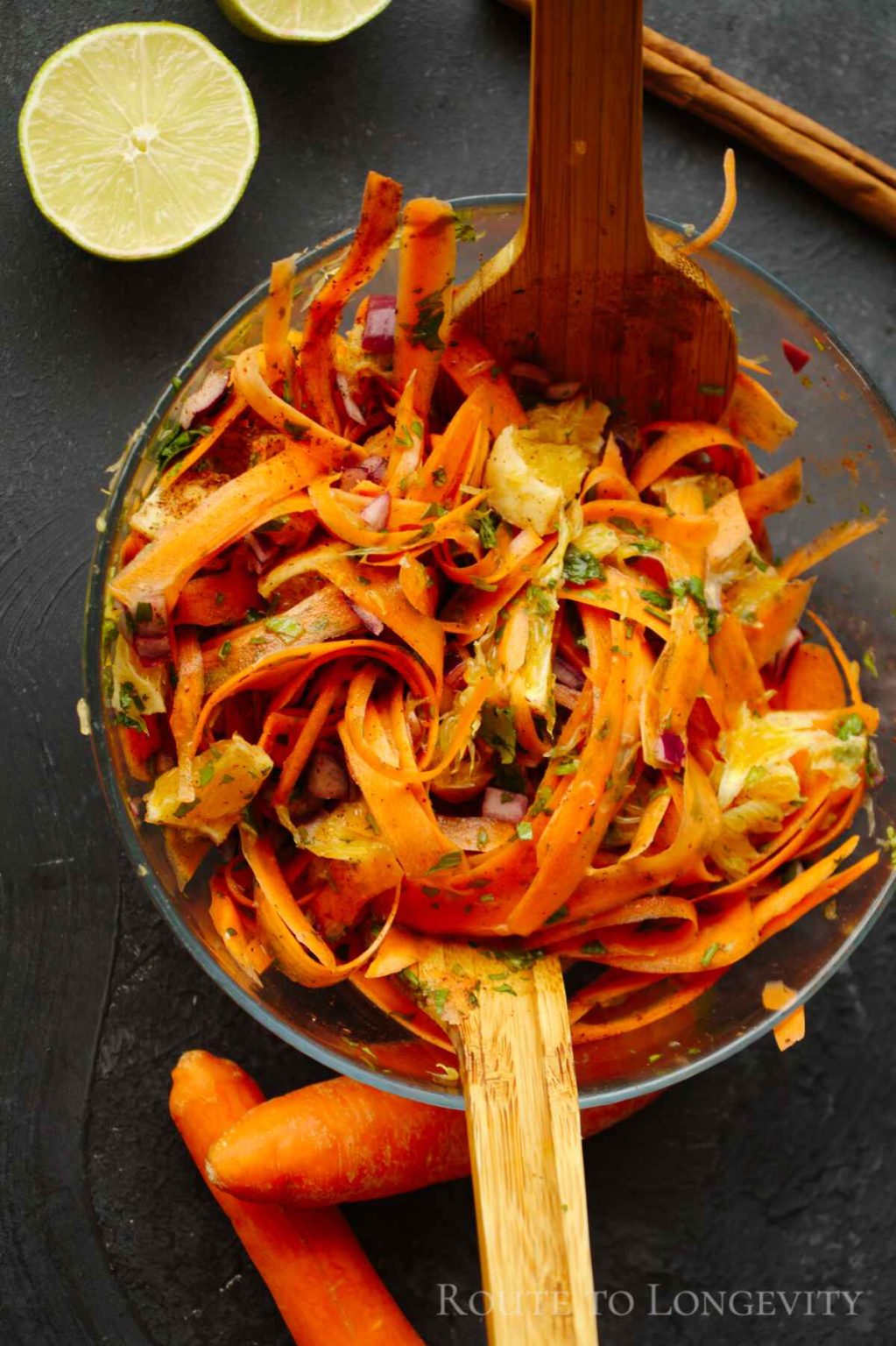 Asian Carrot Salad - Route to Longevity
