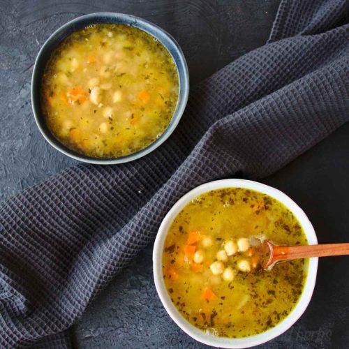 Revithia (Greek Chickpea Soup with Lemon) - Route to Longevity