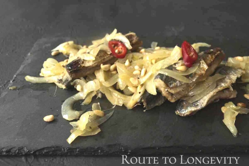 Sarde in Saor - Sweet and Sour Sardine Recipe - Route to Longevity