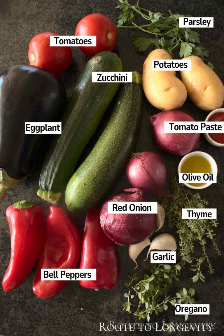 Briami or Briam: Traditional Greek Roasted Vegetables - Route to Longevity