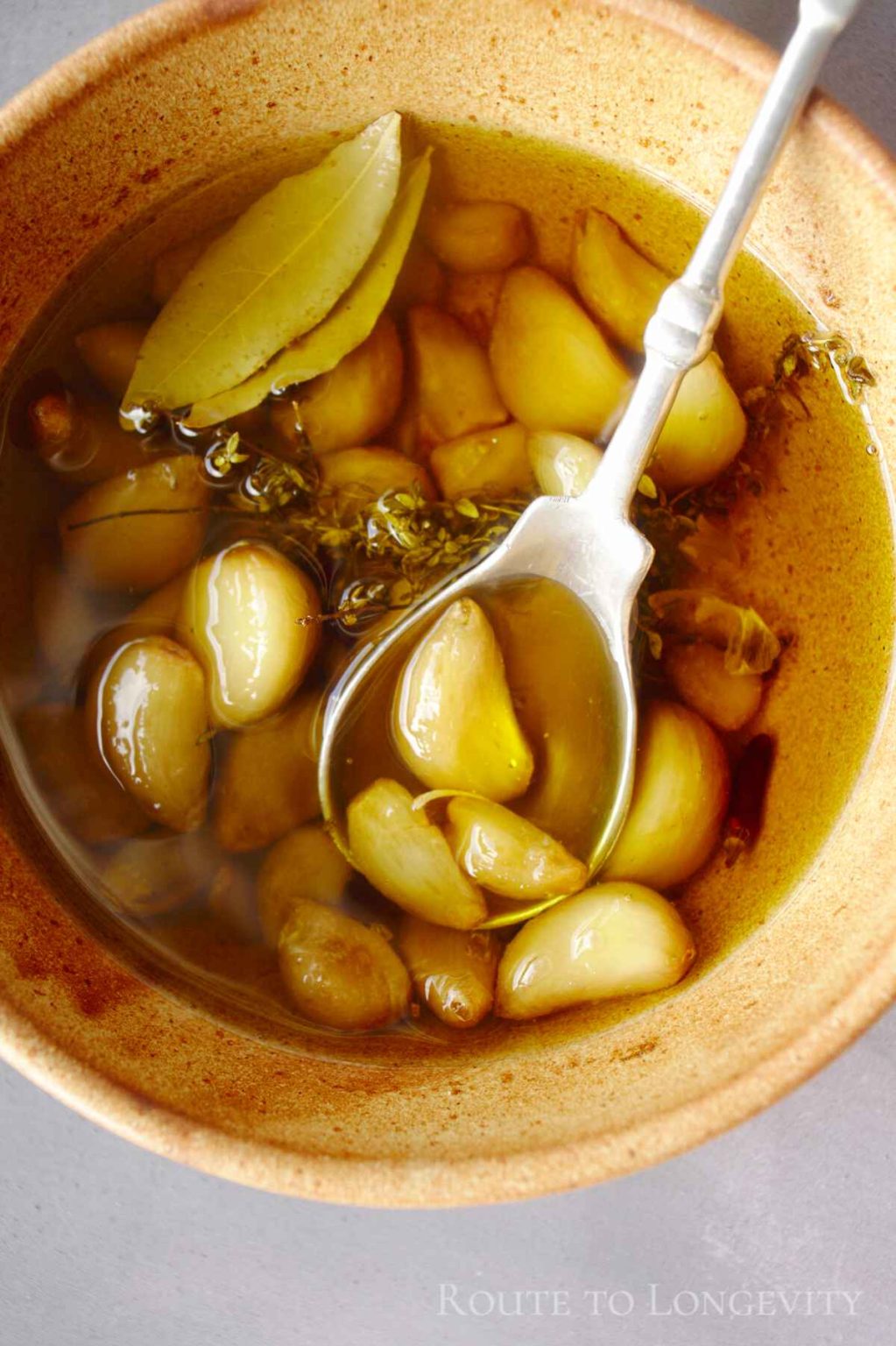 Easy Oven Roasted Garlic Confit - Route to Longevity