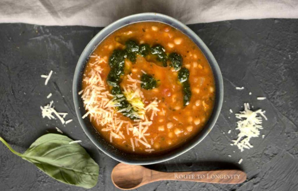 Sardinian Minestrone Soup - Blue Zone Staple - Route to Longevity