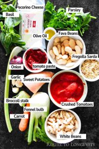 Sardinian Minestrone Soup - Blue Zone Staple - Route to Longevity