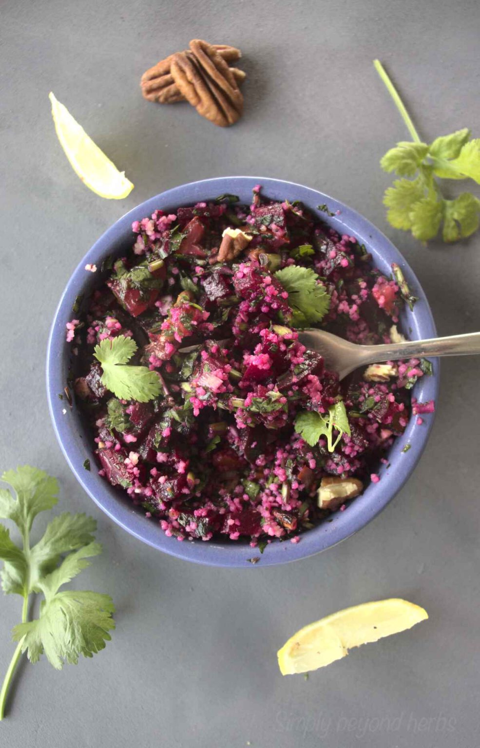 Beetroot Couscous Salad - Route to Longevity