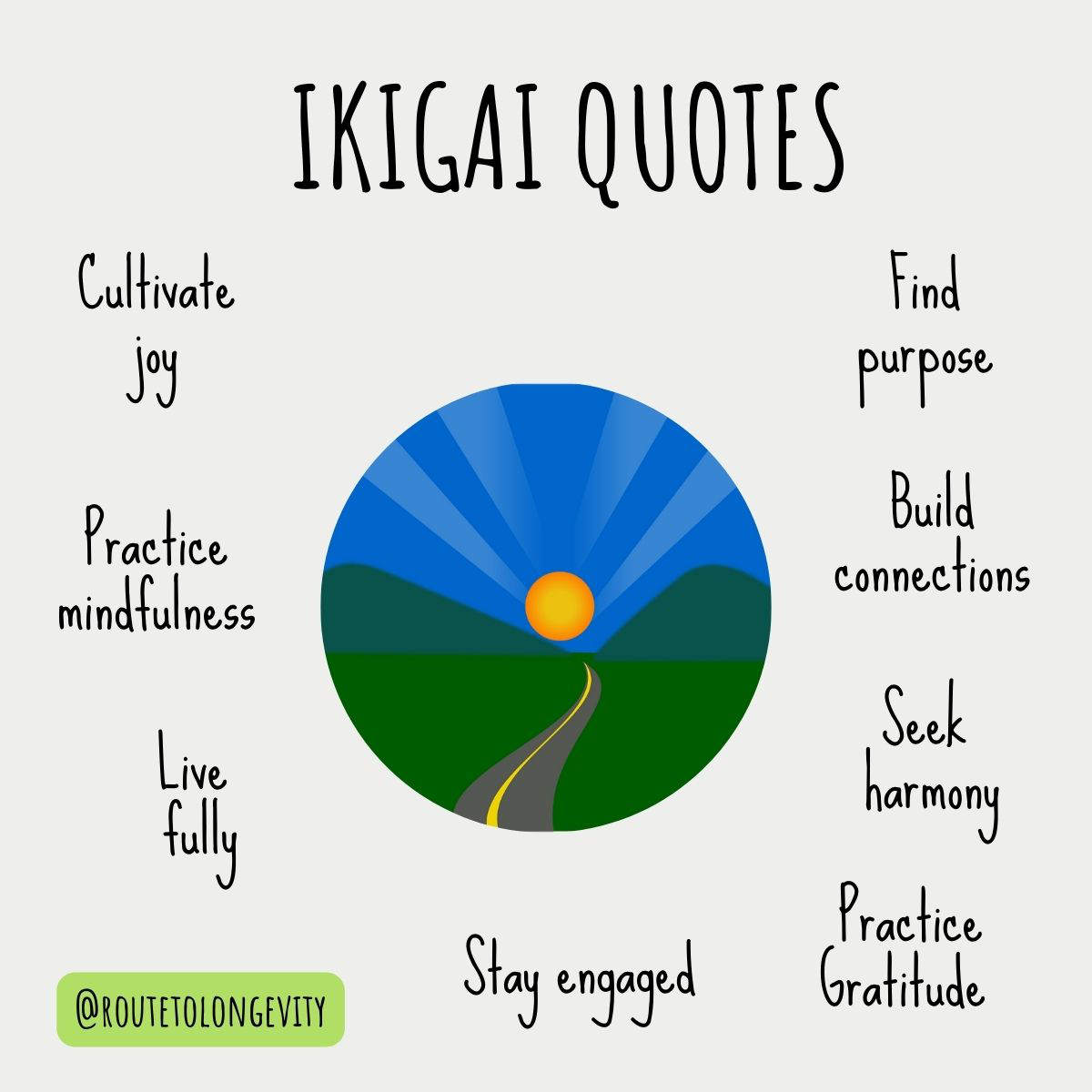 20+ Ikigai Quotes: Find your Purpose - Route to Longevity