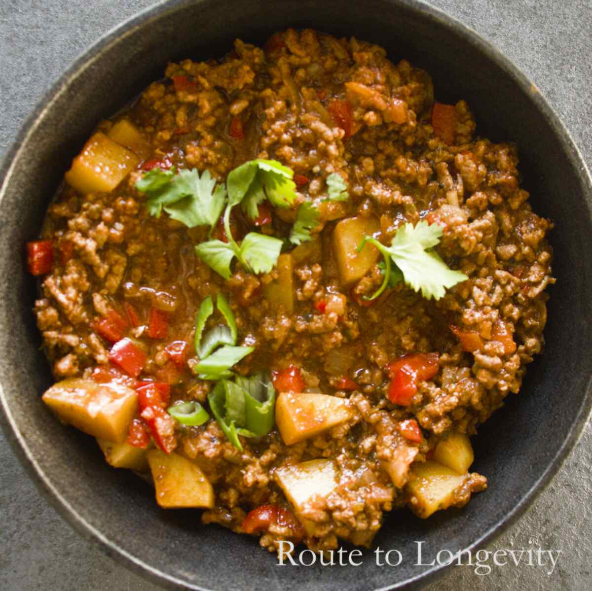 Authentic Mexican Picadillo con Papas - Route to Longevity