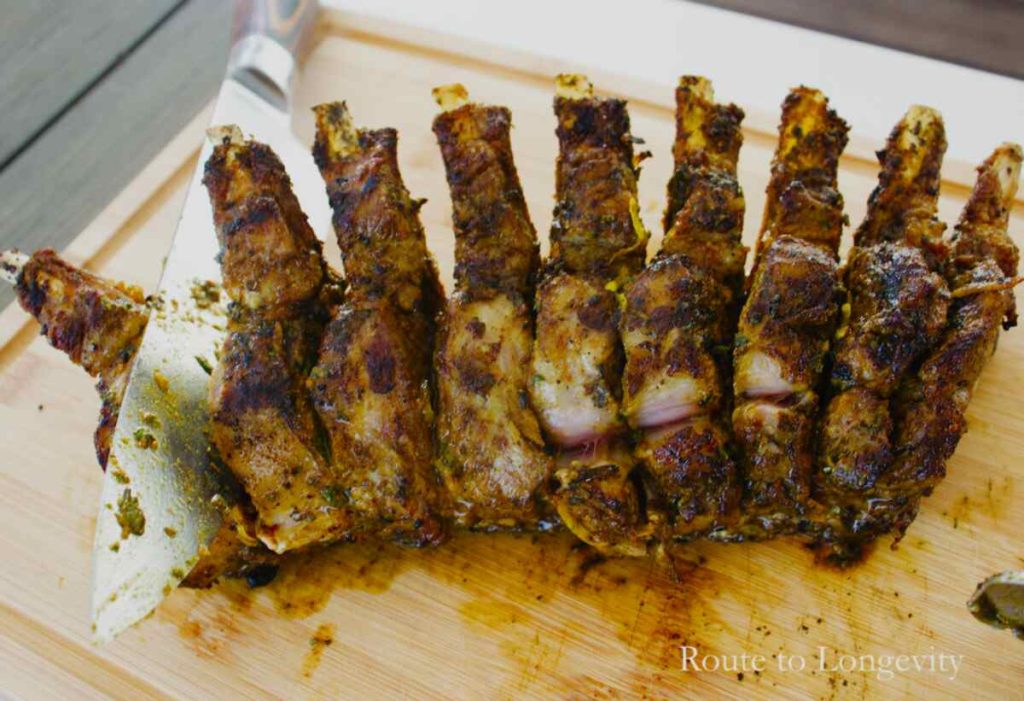 Moroccan Rack of Lamb with Couscous - Route to Longevity
