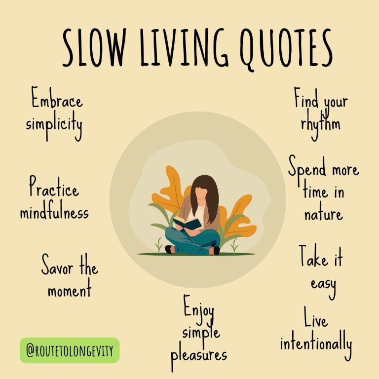 50+ Best Slow Living Quotes to Enjoy the Moment - Route to Longevity